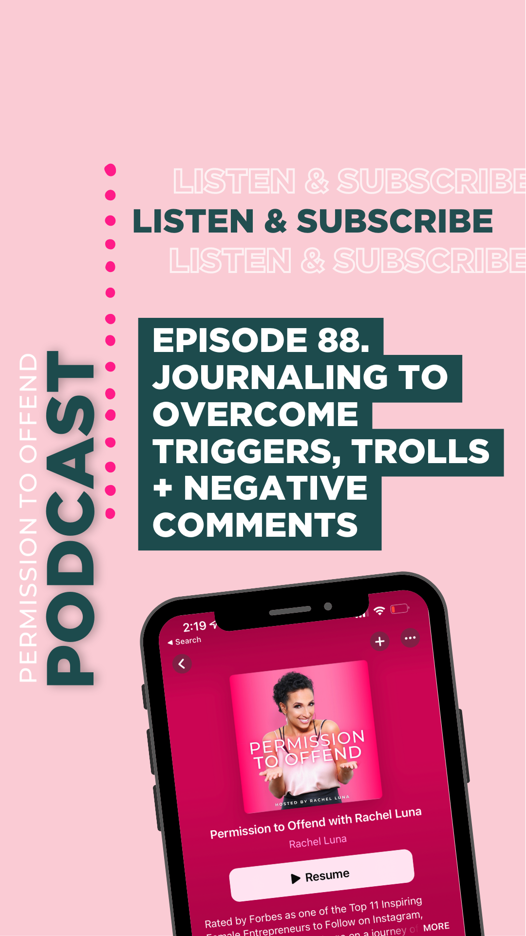 EP 88. | SOLO: Journaling To Overcome Triggers, Trolls + Negative ...